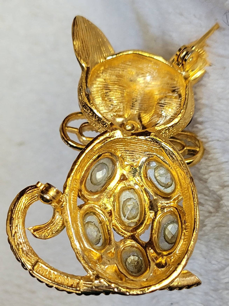 Kute Kitty Vintage Treasure by Delightful Hollycraft Moonrock Magic ...